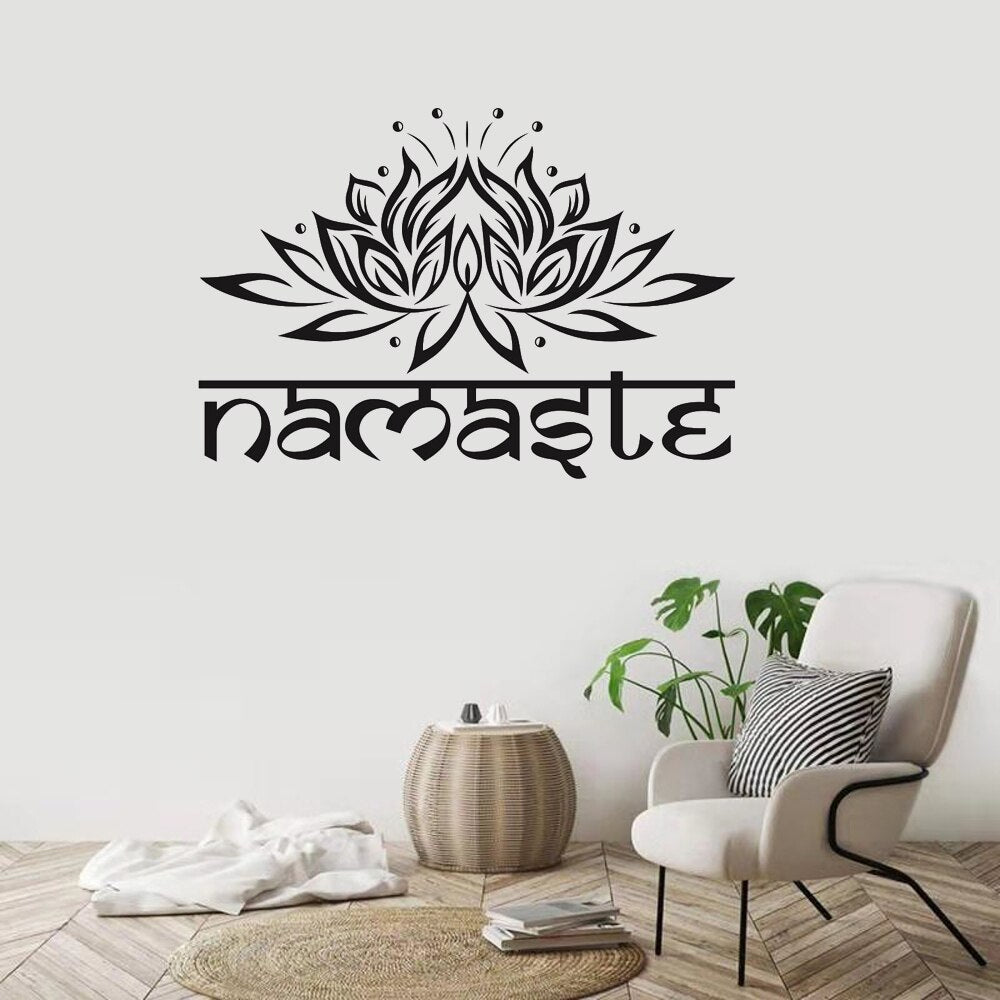 Namaste Heart Opening Wall Decal – Project Yourself