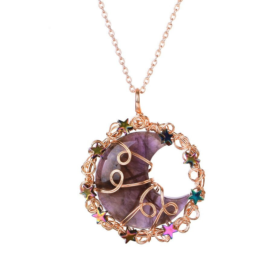 Celestial Healing Amethyst Necklace – Project Yourself