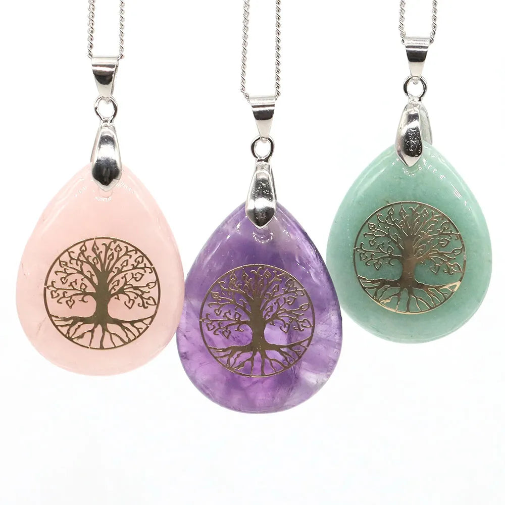 Tree of Life Drop Negativity Necklace – Project Yourself