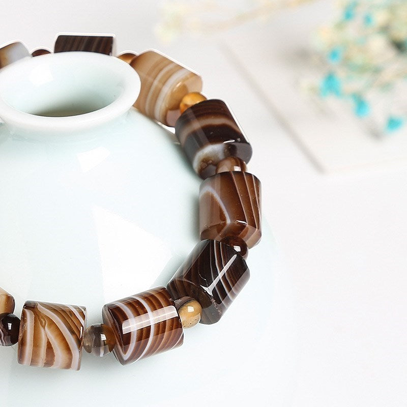 Javaphile Lace Agate Bracelets – Project Yourself
