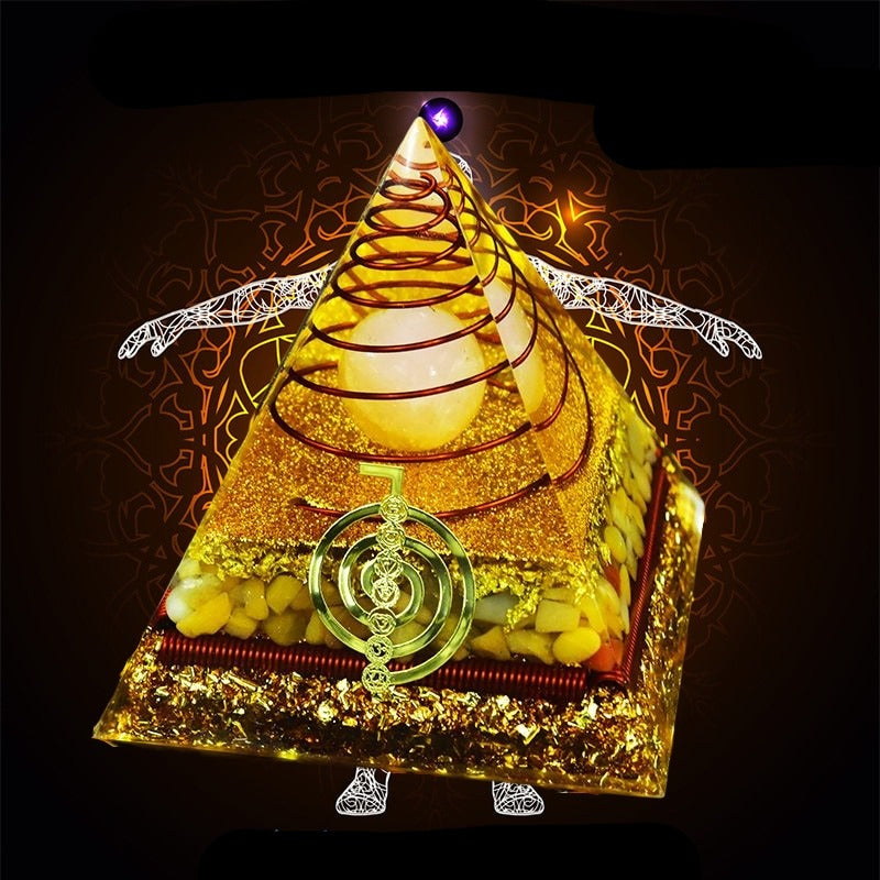 EMF Protection Orgonite Pyramid – Project Yourself