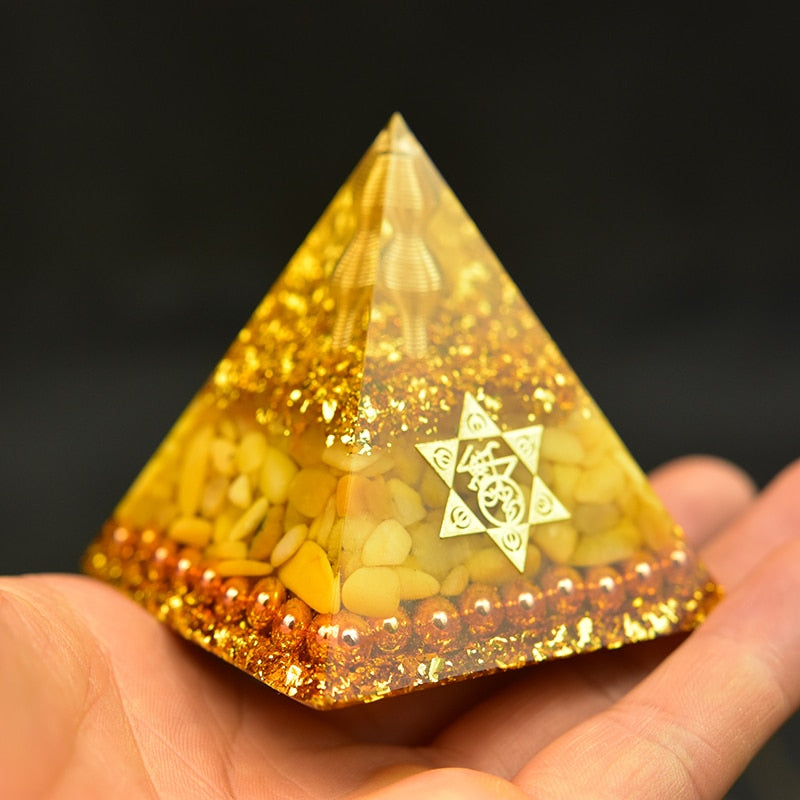 Aura Orgone Aventurine Pyramid – Project Yourself