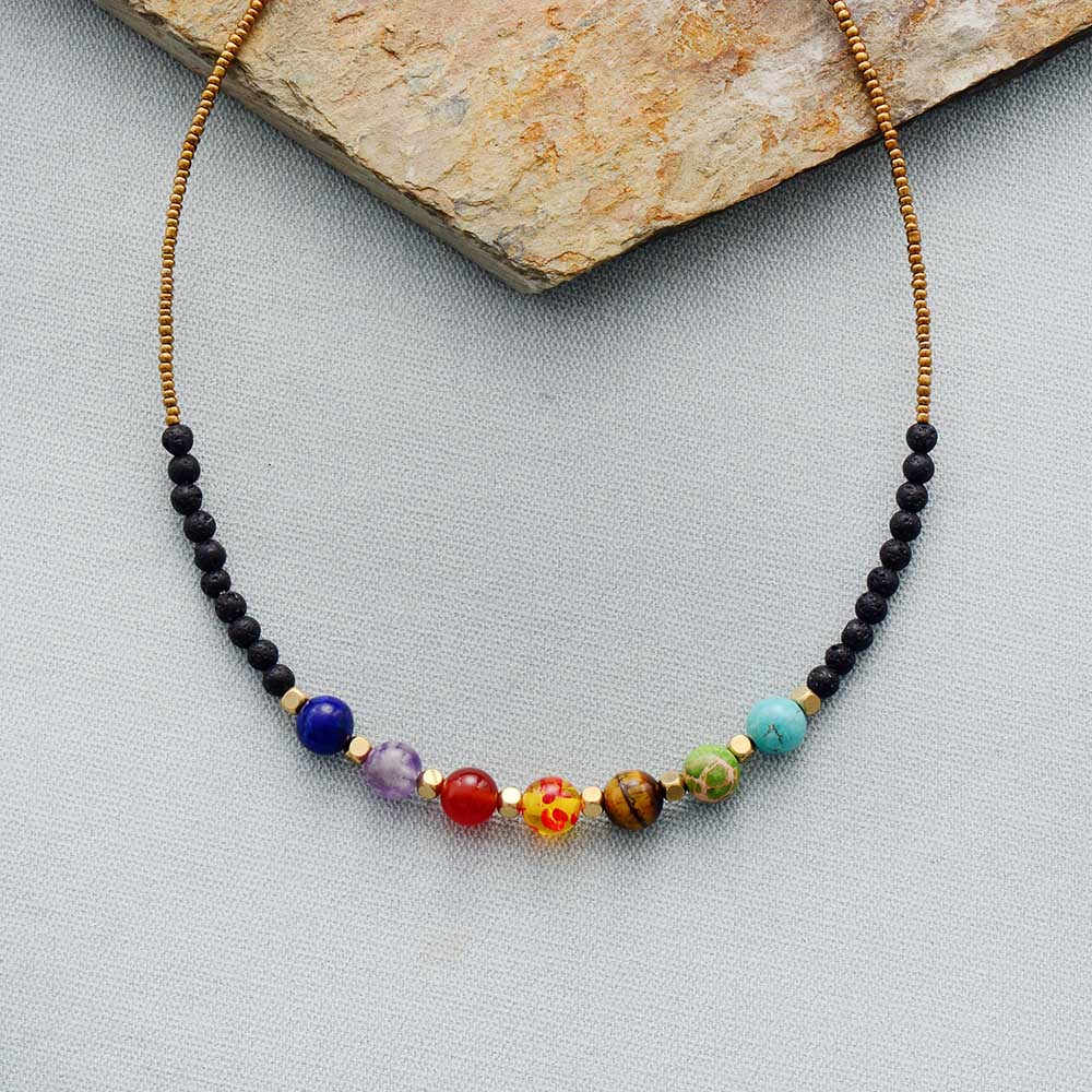 Crystal Healer Chakra Necklace – Project Yourself