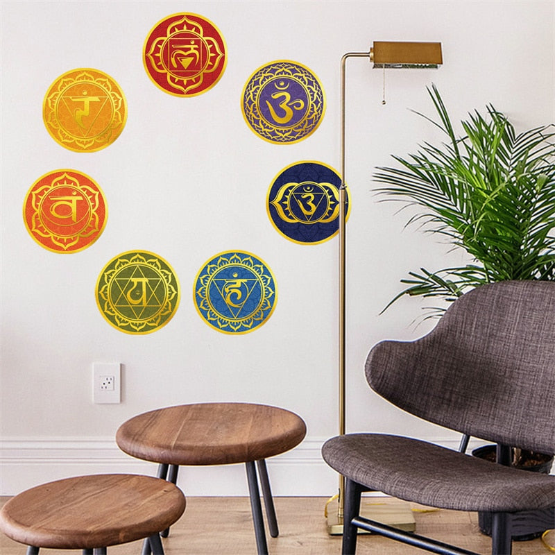 Chakra Energy Wall Decal Set – Project Yourself