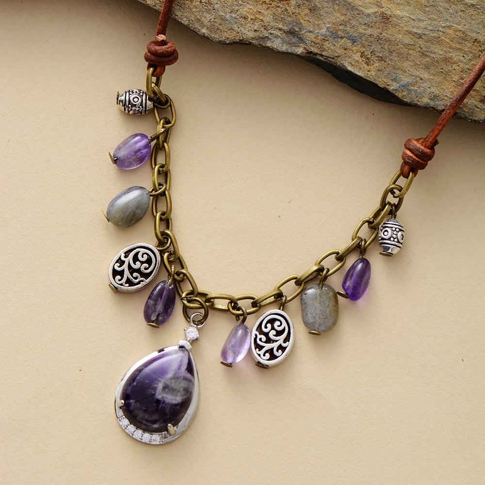 Athena’s Clarity Amethyst Necklace – Project Yourself