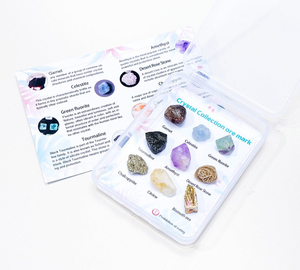 Natural Quartz Mineral Collection Box – Project Yourself