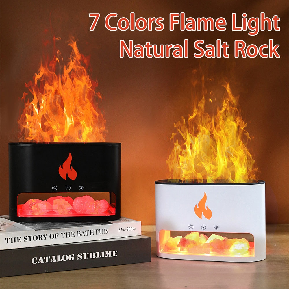 Aroma Salt Rock Flame Diffuser – Project Yourself