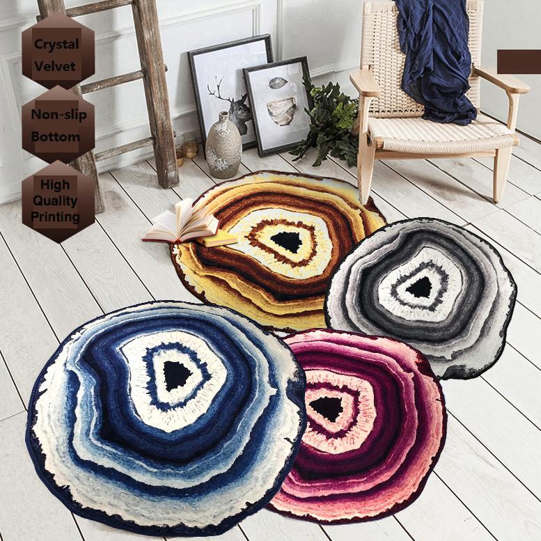Crystal Geode Slice Rug – Project Yourself