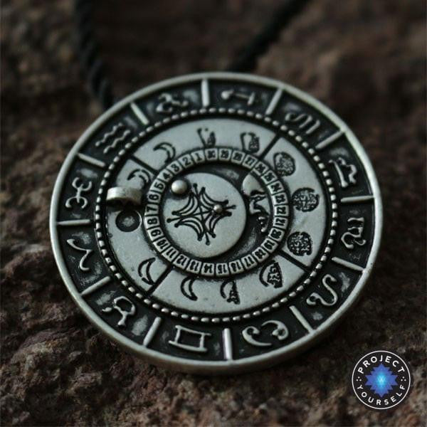 Old Moon Phase Zodiac Amulet – Project Yourself