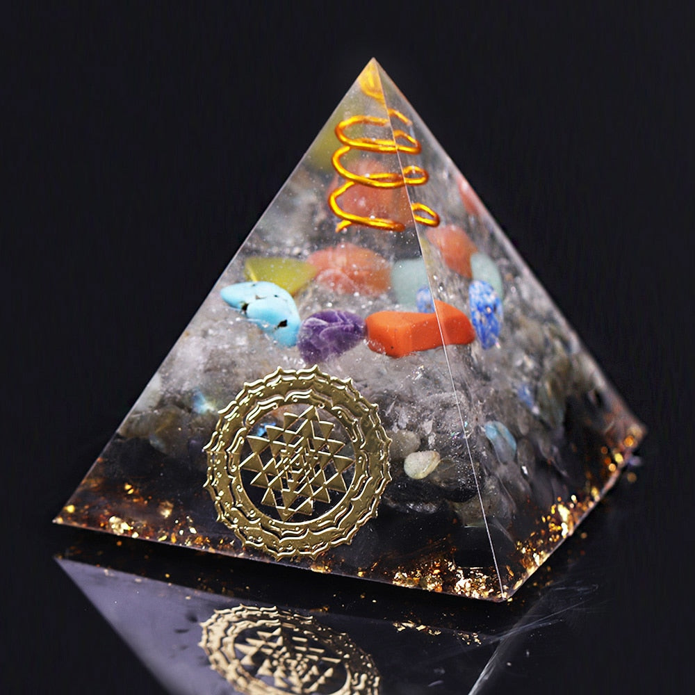 Chakra Protection Orgone Pyramid – Project Yourself
