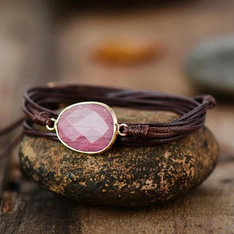 Loving Rhodonite Bracelet – Project Yourself