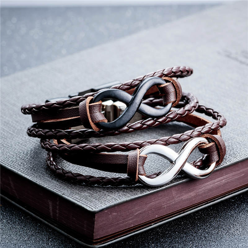 Genuine Leather Infinity Bracelet – Project Yourself