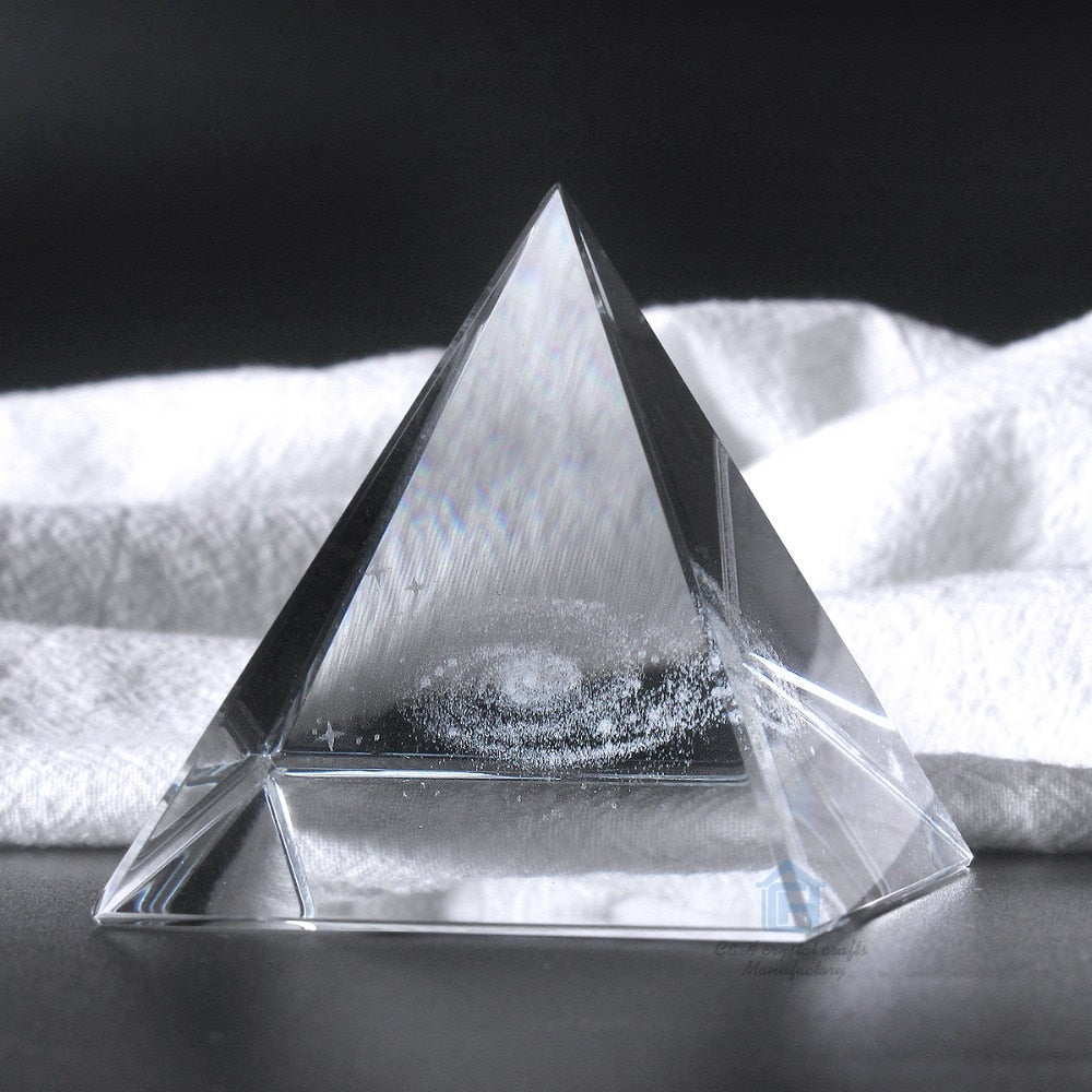 Healing and Protection Crystal Galaxy Pyramid – Project Yourself